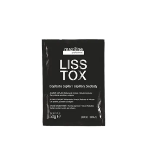 SACHE LISSTOX MAXILINE 50G - Sachê de Tratamento Capilar Maxiline ...